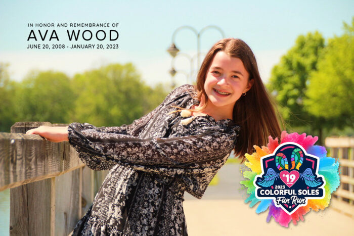 2023 Ava Wood Colorful Soles Fun Run – Paint the Sky for Ava